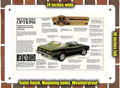 Metal Sign - 1975 Ford Maverick (Sign Variant #4) | eBay
