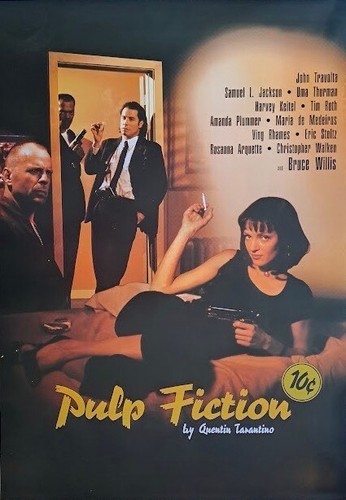 Pulp Fiction (1993) | US Import Filmplakat, Poster [68 x 98 cm] | eBay.de