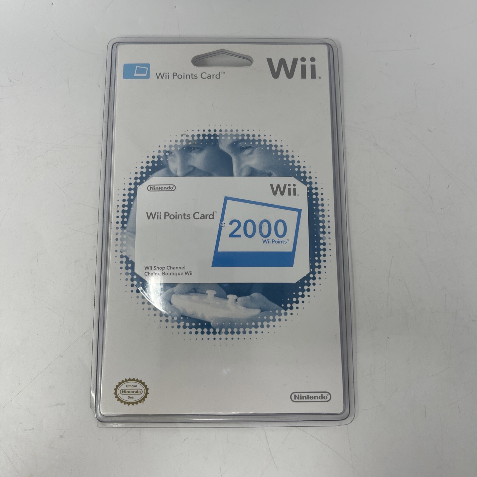 OEM Nintendo Wii 2000 Shop Points Card Collectors Piece 2007 NIP Sealed ...