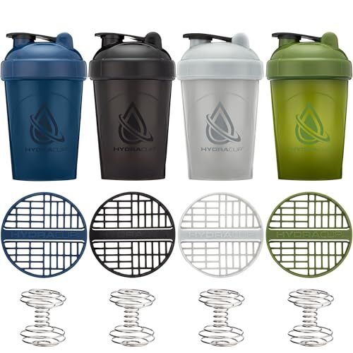 Hydra Cup OG 4 Pack 20 oz Small Shaker Bottles for Protein Mixes Shaker ...