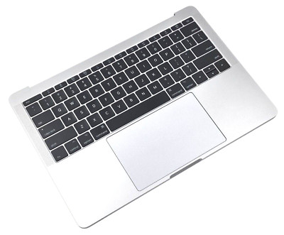 OEM MacBook Pro 13" A1708 2016 2017 Palmrest Keyboard Topcase Silver ...