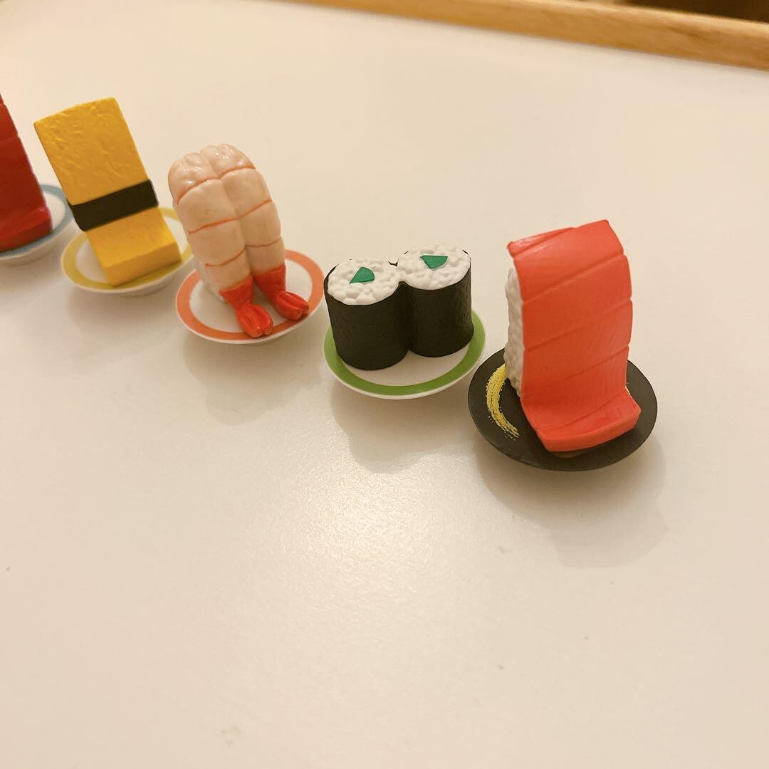 Machiboke Gashapon Figure Capsule Toy Case Of Sushi Complete Set | eBay