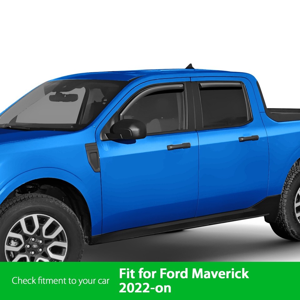 Rain Guards Vent Visors Shade for 2022-2026 Ford Maverick | eBay