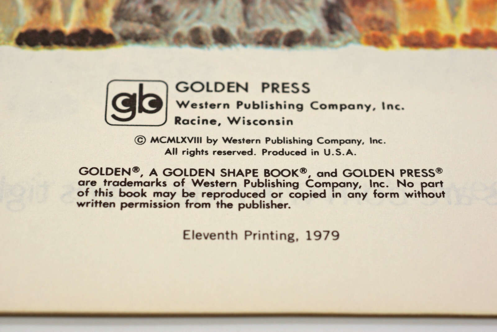A Golden Shape Book - The Kitten Book, 1979 (11th printing) ~ Great ...