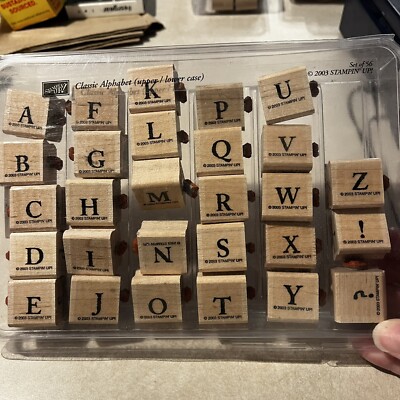 Stampin’ Up! Classic Alphabet & Numbers | eBay