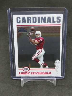 2004 TOPPS CHROME LARRY FITZGERALD RC ROOKIE CARD #215 ARIZONA ...