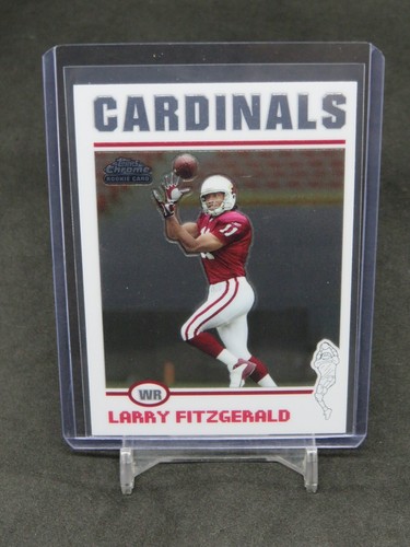 2004 TOPPS CHROME LARRY FITZGERALD RC ROOKIE CARD #215 ARIZONA ...