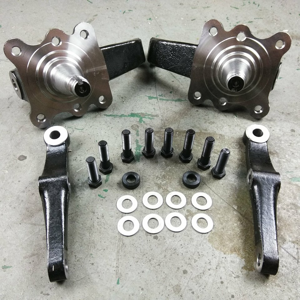 Mustang II IFS 2pc Stock Height Spindle for Front End Suspension ...