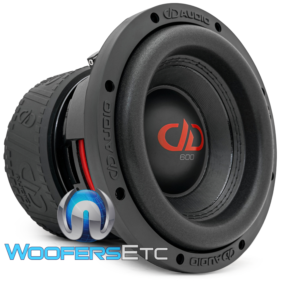 DD AUDIO 608F-D4 8" 3000W DUAL 4-OHM SUPER TUNED SUBWOOFER BASS SPEAKER ...