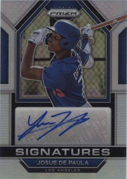 2023 Panini Prizm - Signatures Josue De Paula #SIG-JDP Silver Prizm (AU ...