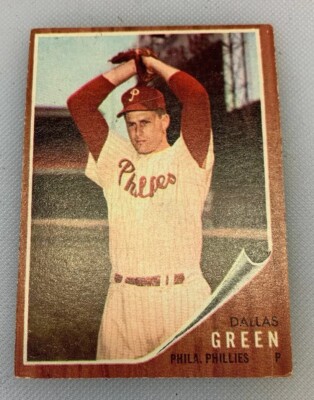 1962 Topps # 111 Dallas Green Baseball Card Philadelphia Phillies | eBay