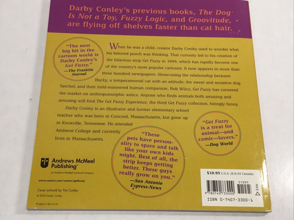 5 GET FUZZY BOOKS GROOVITUDE, LOSER PALOOZA, THIS DOG IS NOTA TOY ...