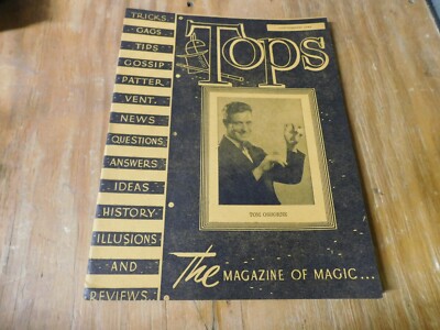 Tops The Magazine Of Magic & Magicians September 1943 Tom Osborne | eBay