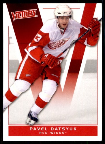 2010-11 Upper Deck Victory Red Pavel Datsyuk Detroit Red Wings #66 LP ...