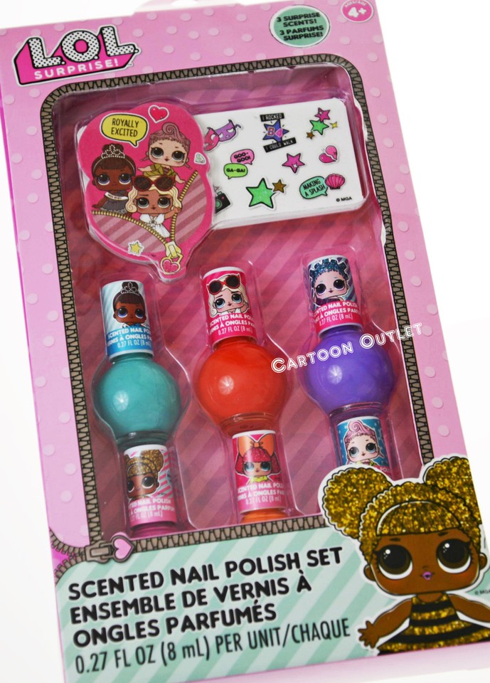 LOL SURPRISE GIRLS GIFT SET NAIL POLISH SET QUEEN BEE LEADING BABY ...
