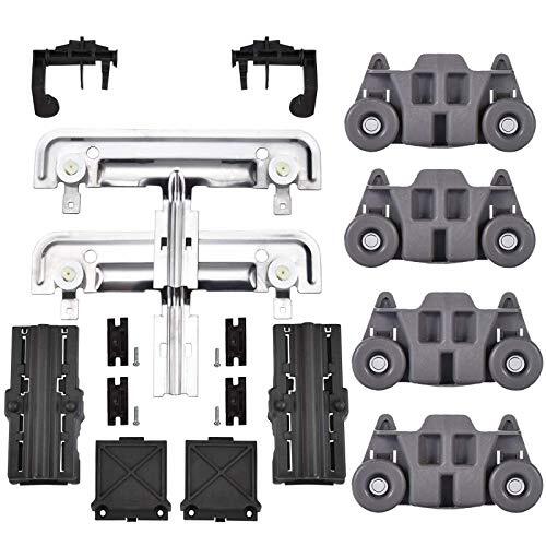 W10712395 Dishwasher Rack Adjuster Metal Kit & 4 PACK W10195416V ...