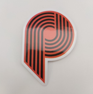 Portland Trailblazers NBA Waterproof Glossy Logo Decal Sticker 2.5"x1.6 ...