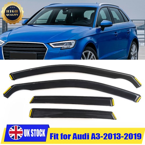 For AUDI A3 S3 MK3 5-Door 2013-19 Hatchback 4Pcs Wind Rain Sun ...