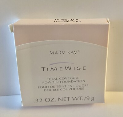 Mary Kay Timewise Dual-Coverage Powder Foundation Ivory 100 Item #3879 ...
