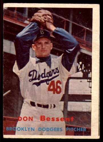 1957 Topps #178 Don Bessent VG/EX Dodgers ID:60933 | eBay