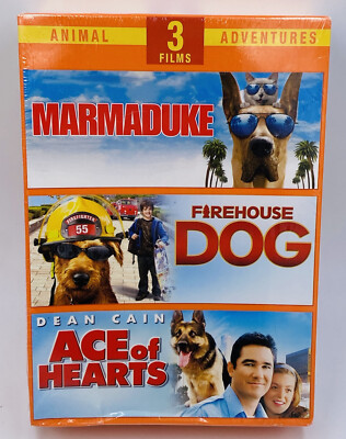Marmaduke/ Firehouse Dog/ Ace Of Hearts (DVD, 3 - Disc Set) - NEW 2013 ...