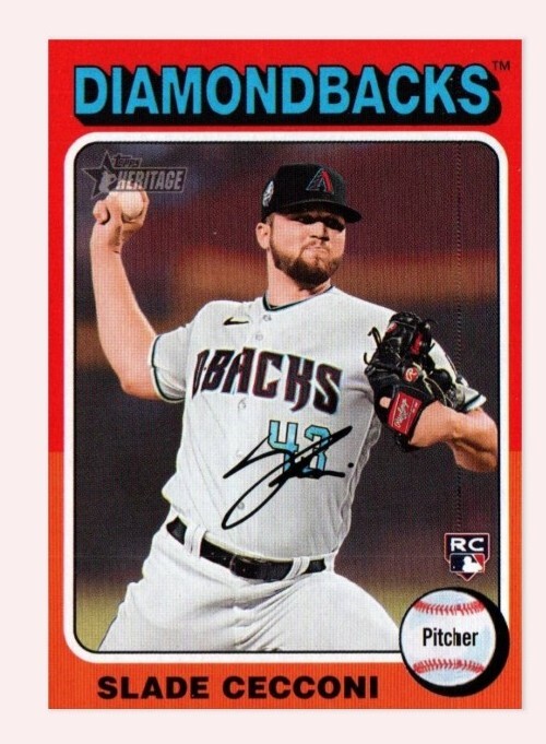 2024 Topps Heritage Rookie Card Slade Cecconi | eBay