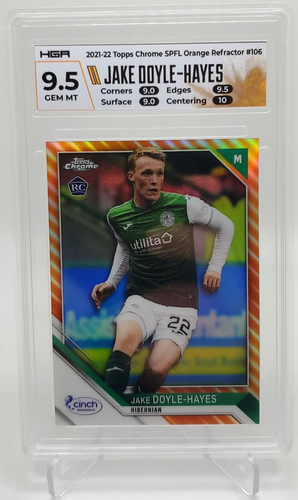 Jake Doyle-Hayes - 2021-22 Topps Chrome SPFL Orange Parallel Card #106 ...