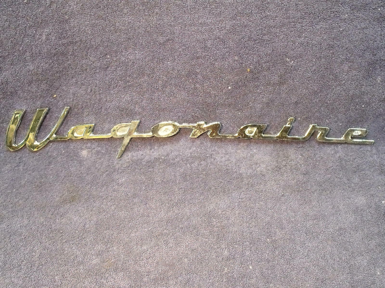 1964 1965 1966 Studebaker Wagonaires ~ Chrome Script Emblem Badge ...