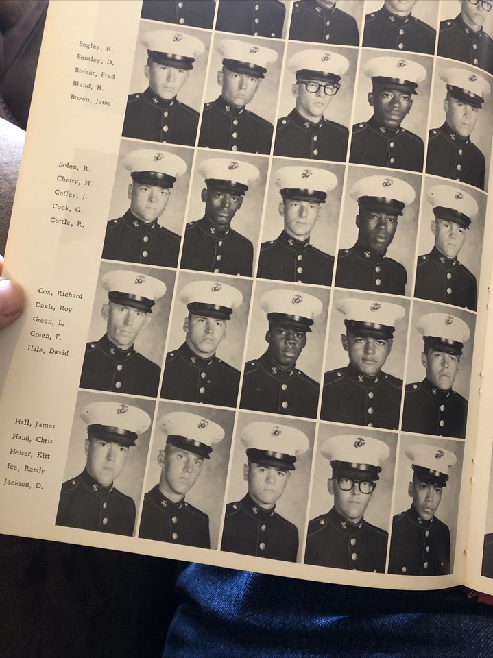 Original 1974 Marine Corps Platoon 270 Yearbook Recruit Depot Parris ...