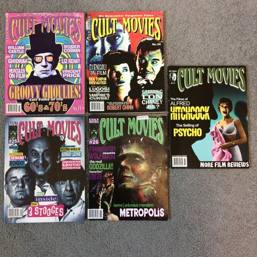 CULT MOVIES Magazine (Lot of 5) #23-26, #32 1997-98, 2000 - Vintage | eBay
