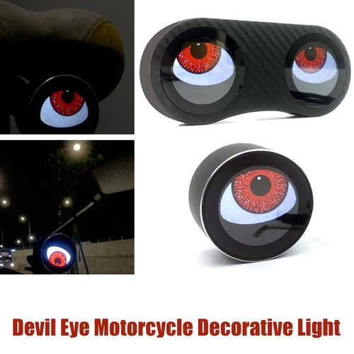 1pcs Smart Devil Eye Bicycle Tail Light Devil's Eyes Lights Waterproof ...
