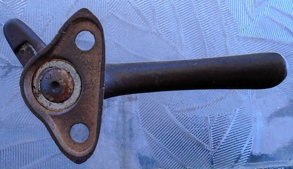 Vintage Window Latch Lock Casement Sash Brass Antique Reclaimed Lever ...