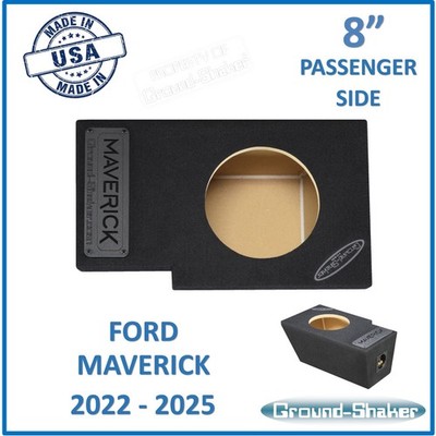 Ford Maverick 2022 - 2025 8" PASSENGER side Sub Box Sealed Subwoofer ...