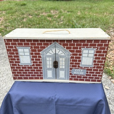 Steiff City Country Mouse House FAO Schwarz Vtg 60s Miniature Toy ...