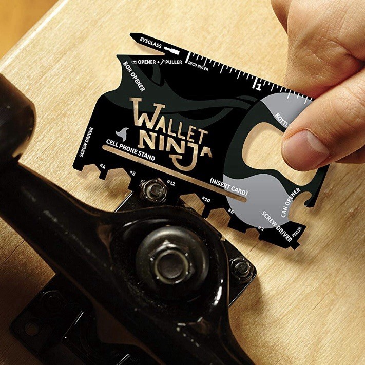 Original Wallet Ninja 18-in-1 Credit Card Multi-tool - Pocket EDC Tool ...