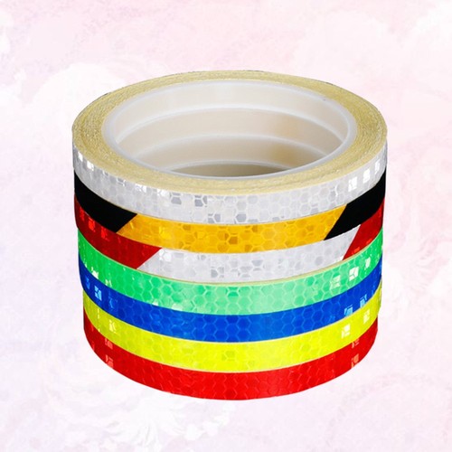 7 Pcs Bike Sticker Safety Accessories Reflective Stickers Strip Tape | eBay