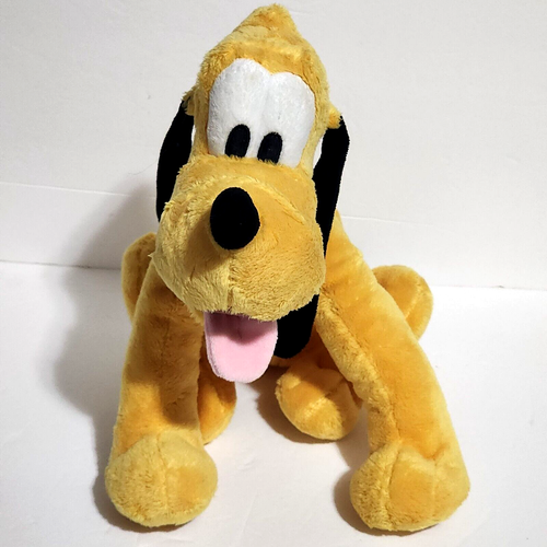 Disney Pluto Yellow Dog Just Play Plush Toy Bean Bag 12" | eBay