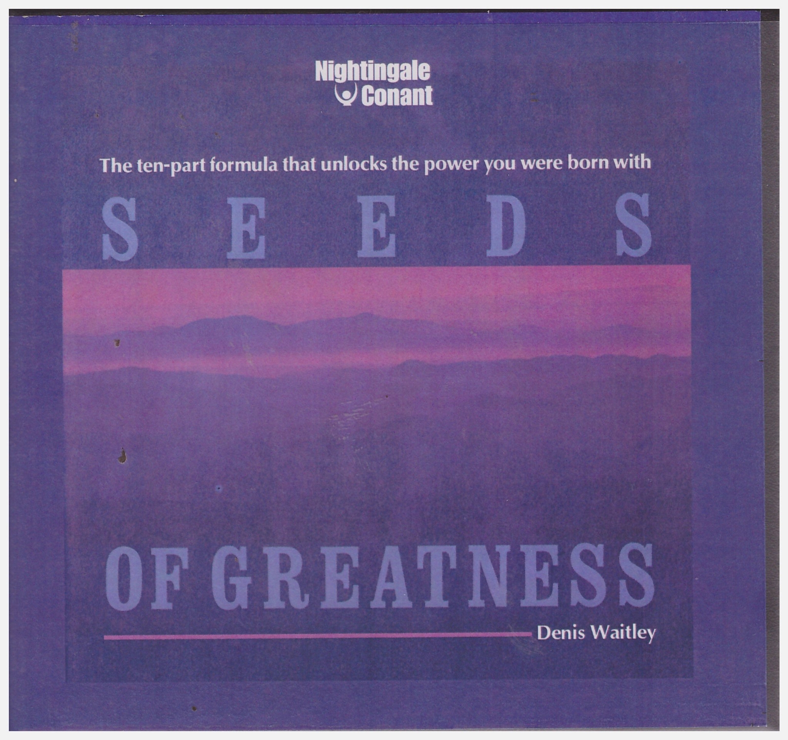 Denis Waitley Seeds of Greatness (CD) | eBay