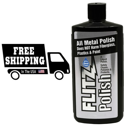 FLITZ All Metal Polish 7.6oz/225ml Liquid Formula (SEE VIDEO) | eBay