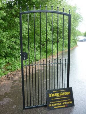 MANOR HEAVY TALL GATE METAL 36" OP X 6FT TALL ORNATE LOCK STEEL ANY ...