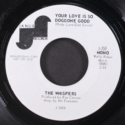 WHISPERS: your love is so doggone good JANUS 7" Single 45 RPM | eBay