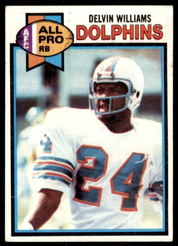 1979 TOPPS DELVIN WILLIAMS . MIAMI DOLPHINS #370 | eBay