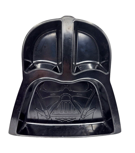 Star Wars Darth Vader Helmet Shape Chip Dip Plastic Serving Tray Zak ...