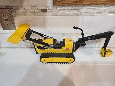 Vintage 1960s Tonka Trencher Backhoe Loader Pressed Steel Toy | eBay