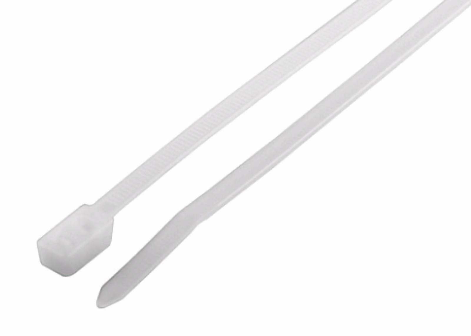 1000pc 8" or 12" Black UV Resistant or Natural Double Loop Zip Ties ...