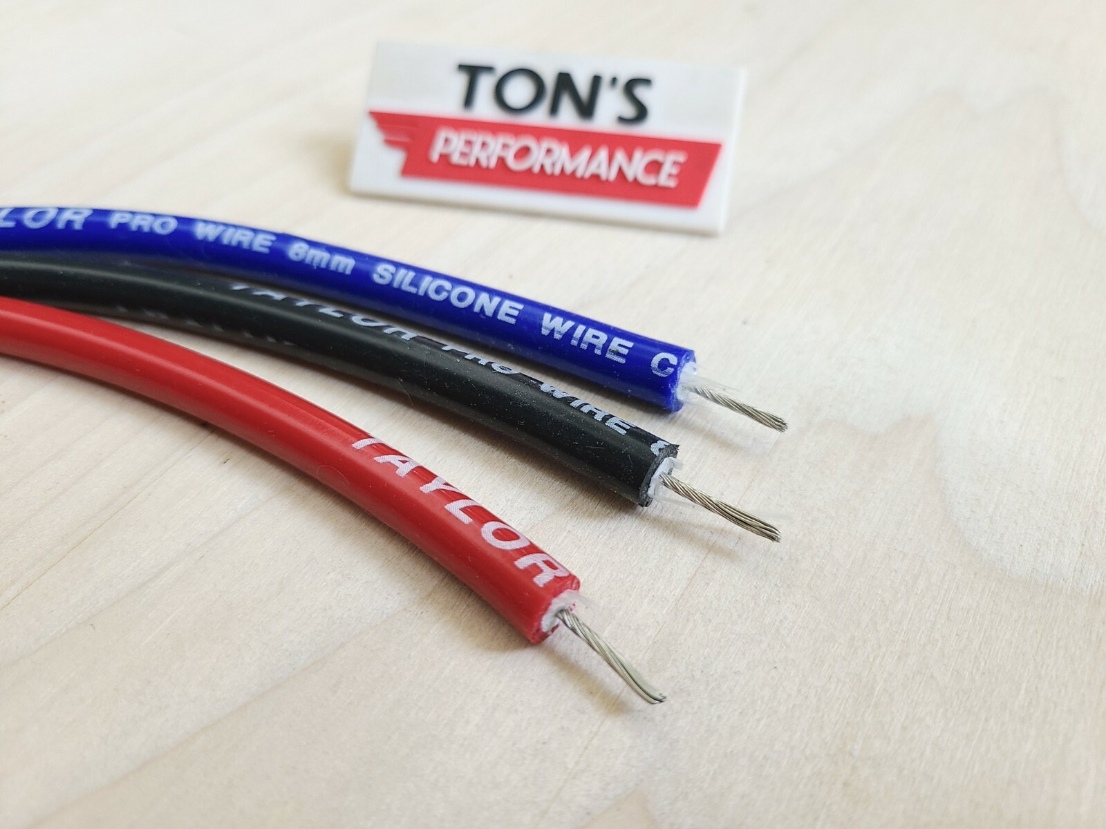 Blue 10.4mm Taylor 409 Replacement Spark Plug Wires Harley 1986 - 2003 ...