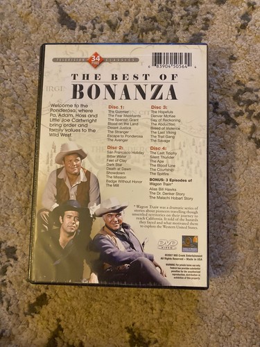 The Best of Bonanza 4-Disc DVD Movie TV Series 34 episodes Cowboy ...
