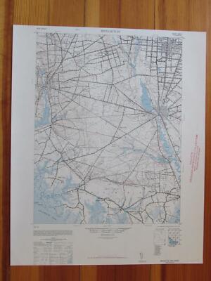 Bridgeton New Jersey 1948 Original Vintage USGS Topo Map | eBay