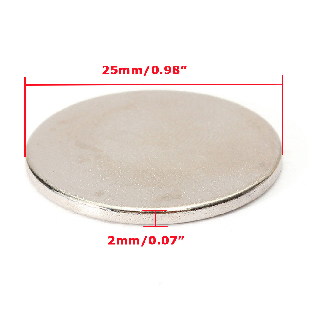 Lot 5/10/20Magnets Super Strong Round Disc Earth N35 Neodymium Magnet ...