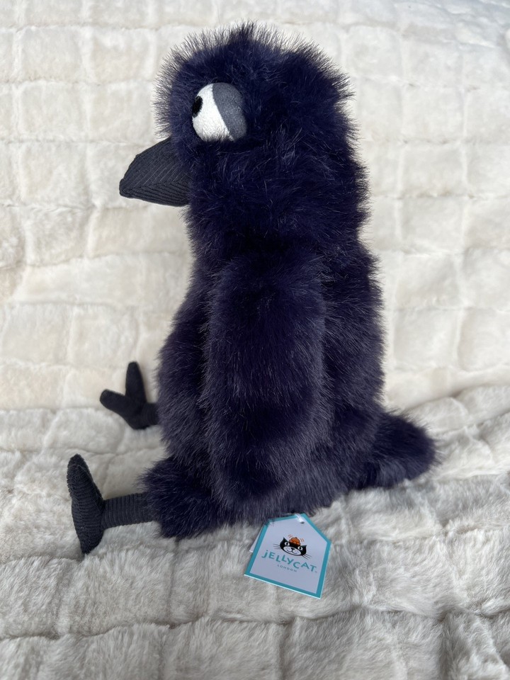 Jellycat Halloween Hocus Crow, BNWT sold out, Collectable bird plush ...